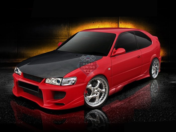 Передний бампер VellSide Toyota Corolla E10. Купить передний бампер ...